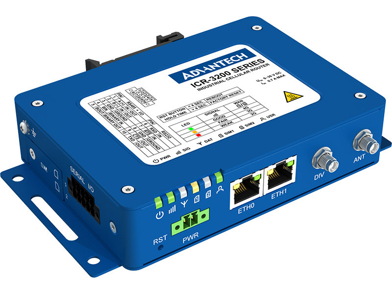 Advantech B+B ICR-3231 IoT 4G LTE Router hos Loh Electronics AB