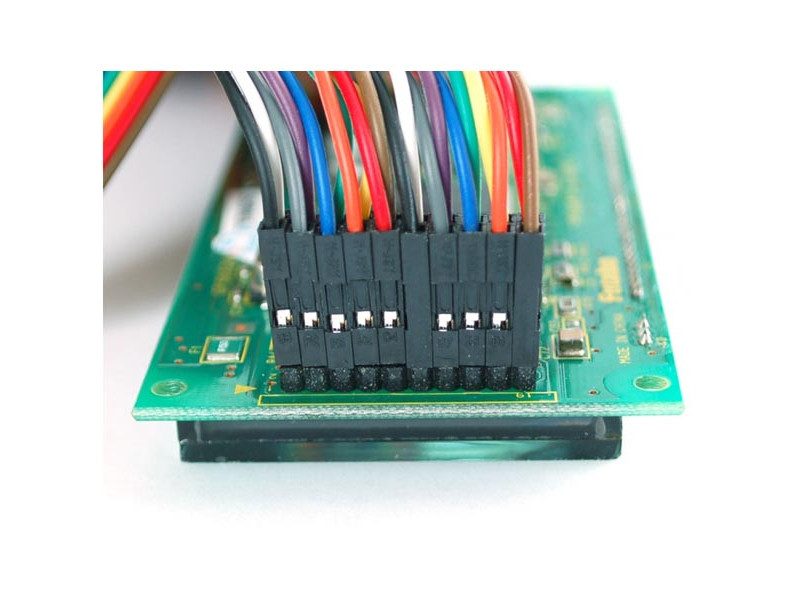 Raspberry Pi Premium Jumper Wires - 40-pinnars, 200mm, regnbågsfärgad ...