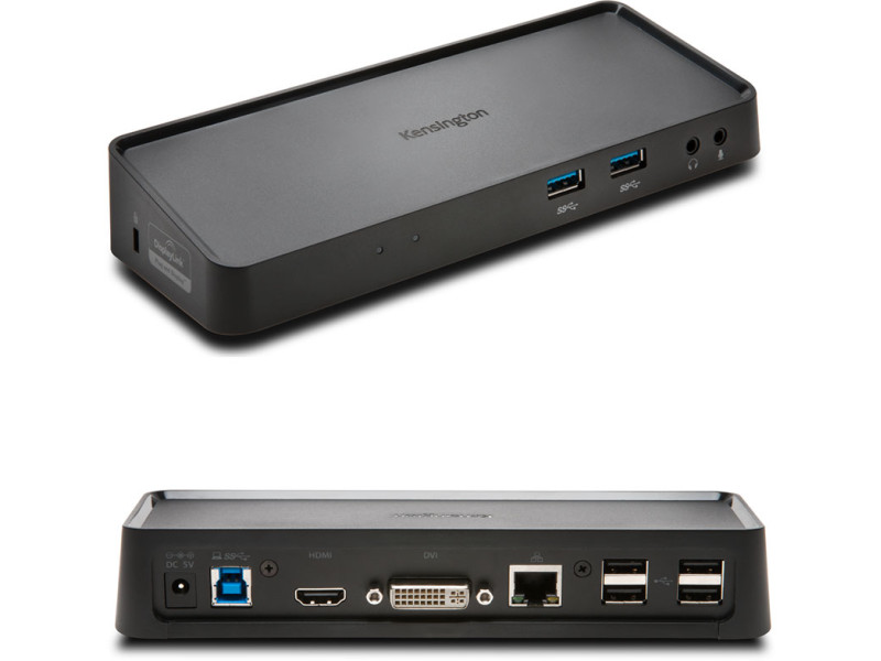 Kensington SD3600 USB3.0 Dual Docking Station VESA hos Loh Electronics AB